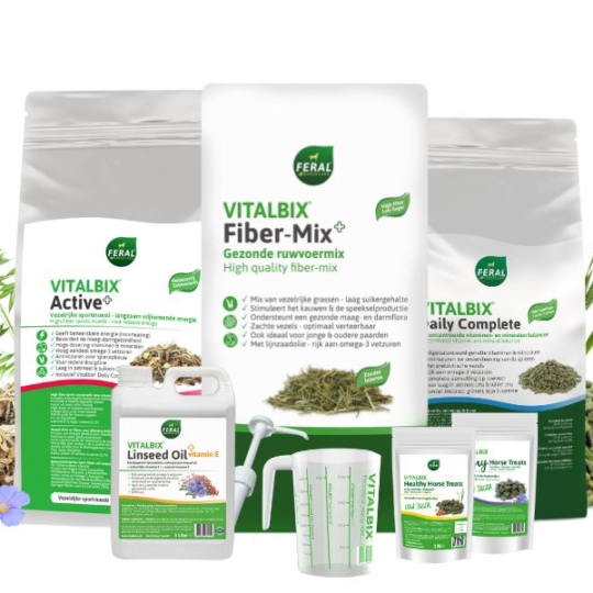 Combipakket Active 22 kg, Daily Complete Timothy, Fiber-Mix & Oil 5L